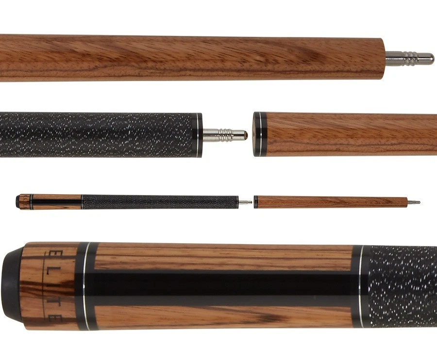 Elite ELBJZW Break / Jump Cue – Zebrawood Design